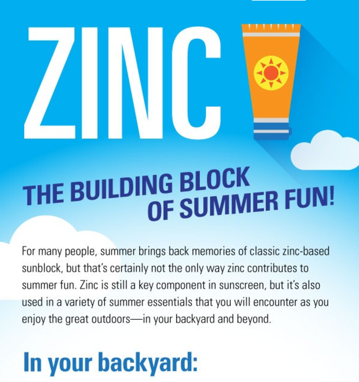 Zinc: The Building Block of Summer Fun - Minerals Make Life