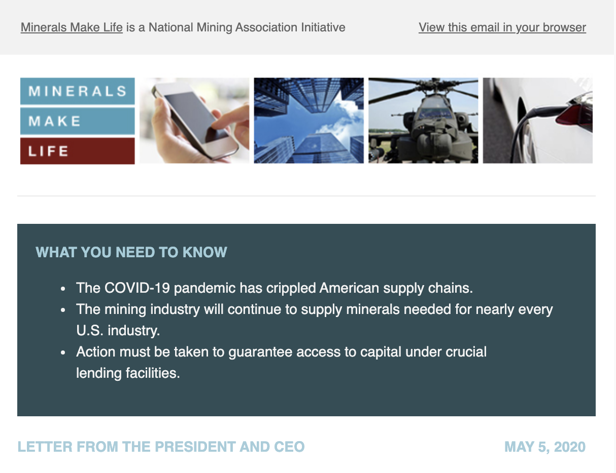 A Force for Progress: How Mining Can Help to Rebuild Our Nation ...