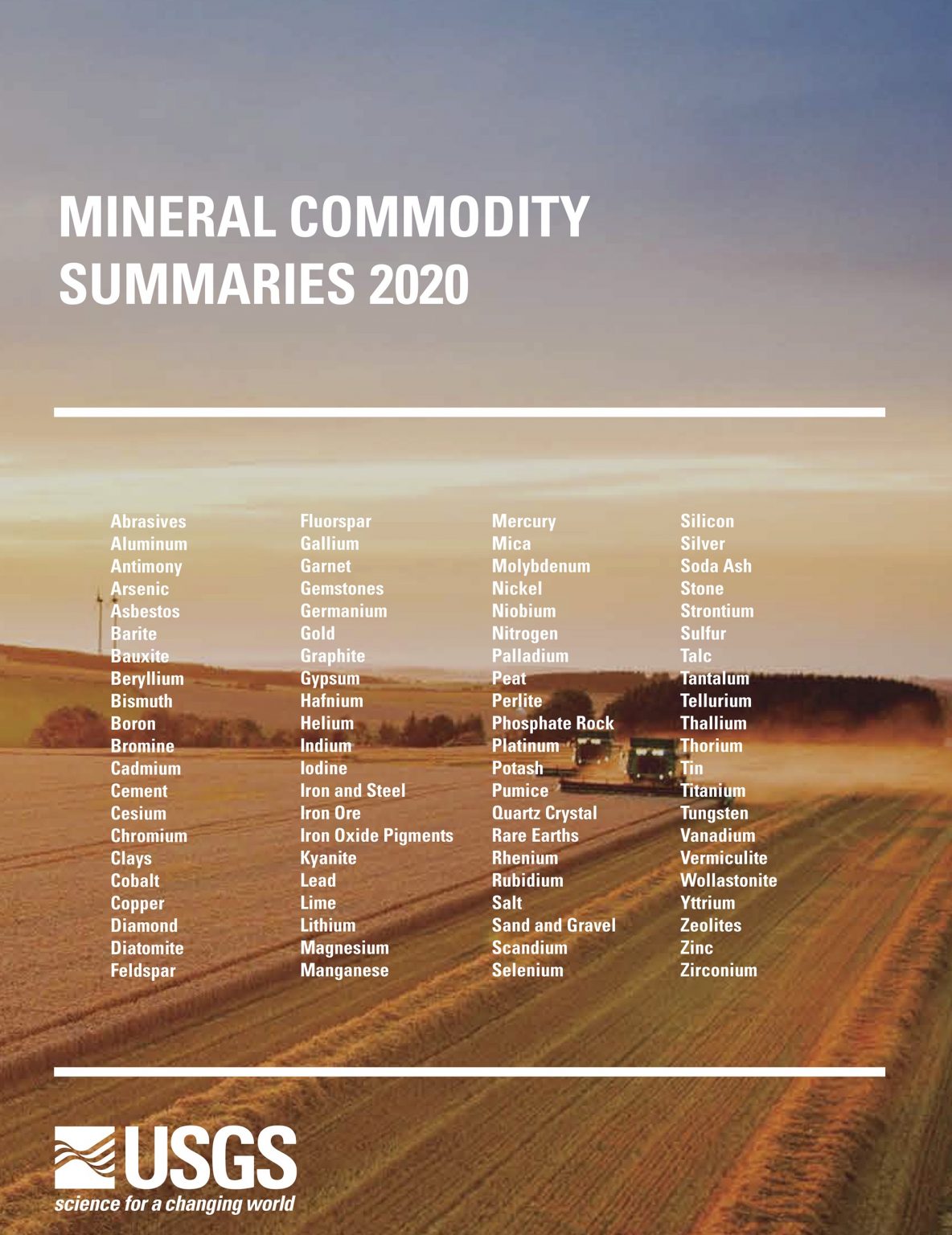 Mineral Commodity Summaries 2020 - Minerals Make Life